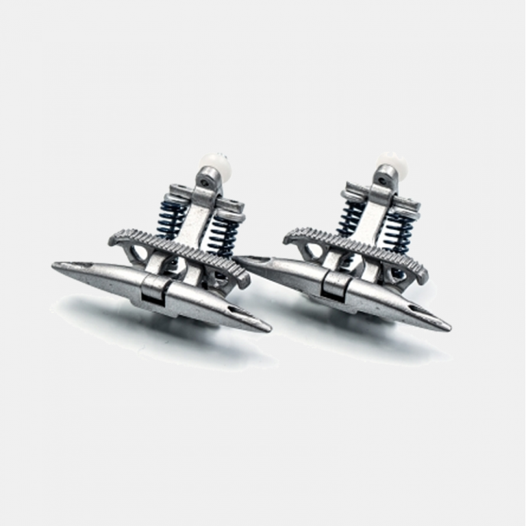 JC-51002 Silver D-Line Chair Clips (2 Pieces) - JÄGERNDORFER - USA
